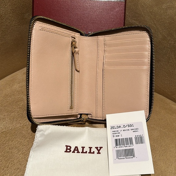 Bally | Bags | Bally Blue Wallet | Poshmark